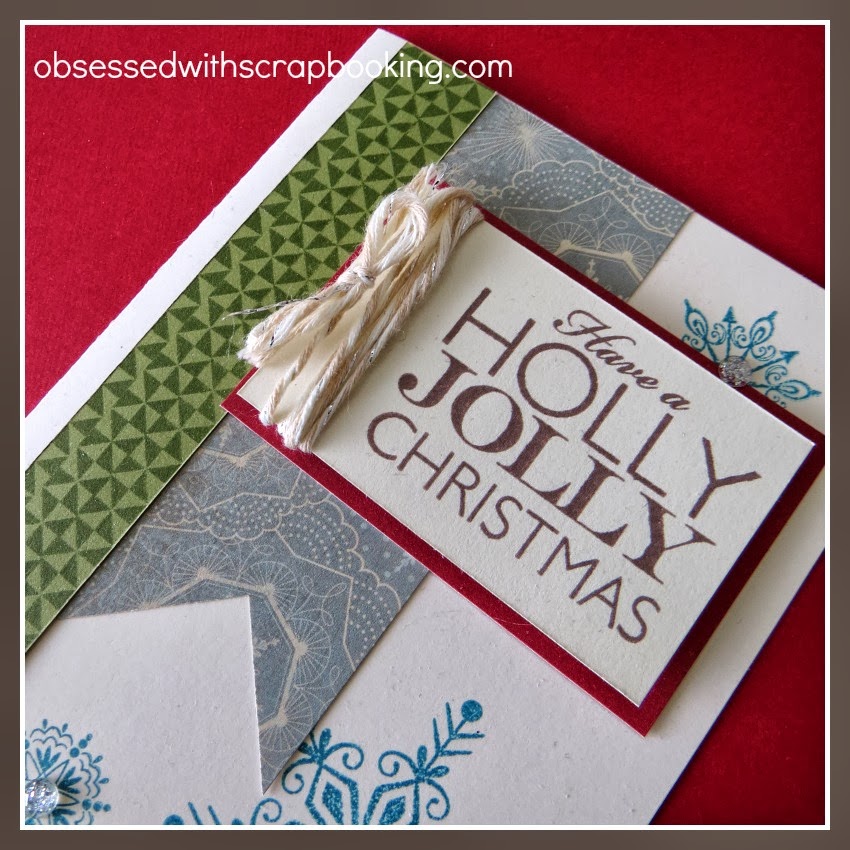 Obsessed with Scrapbooking: [Video]How to Finish Your Christmas Cards ...