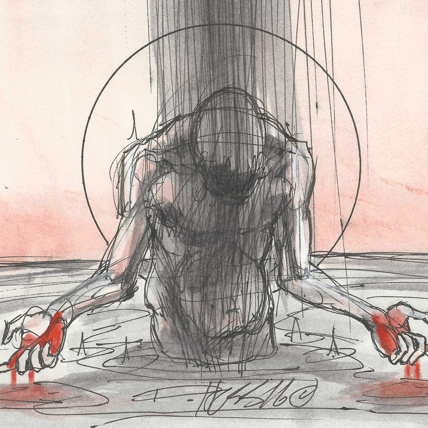 INSIDE THE ROCK POSTER FRAME BLOG: Derek Hess Tomorrow Print