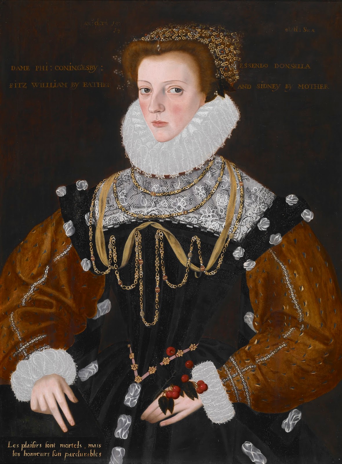 George Gower: Portrait of Lady Philippa Coningsby (1578)