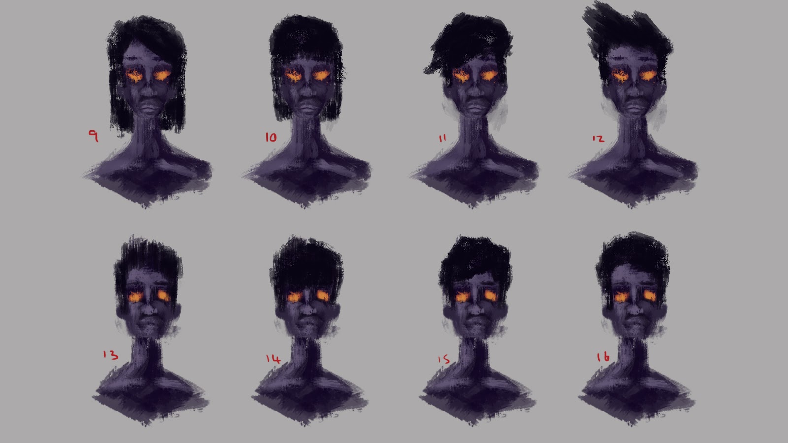 Premise | Minor Character Head Concepts - Michael Brook - BA (Hons ...