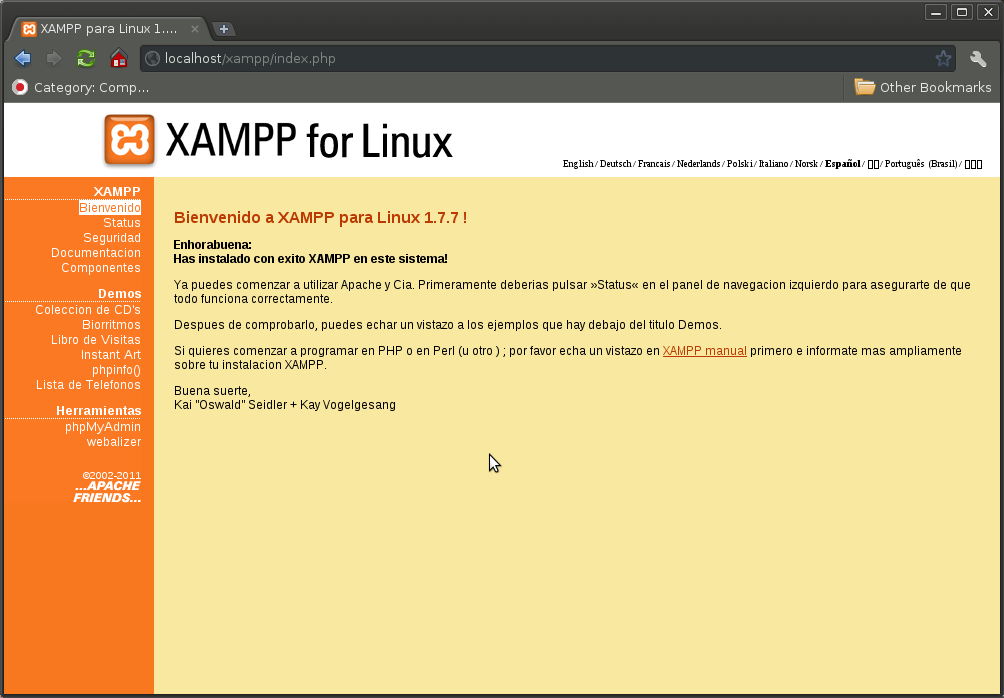 Computación para Todos: XAMPP en LINUX : Aprende a Instalar PHP y MYSQL de la Manera más Sencilla
