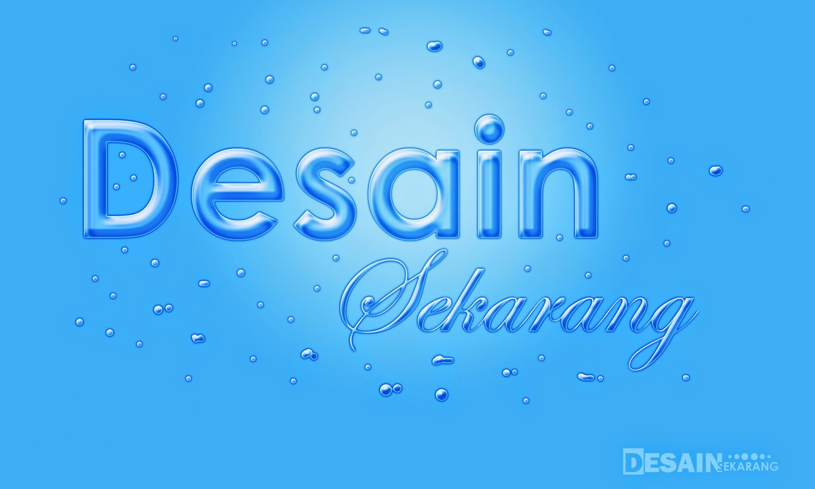 3 efek teks air hasil karya photoshop | Photoshop Blog