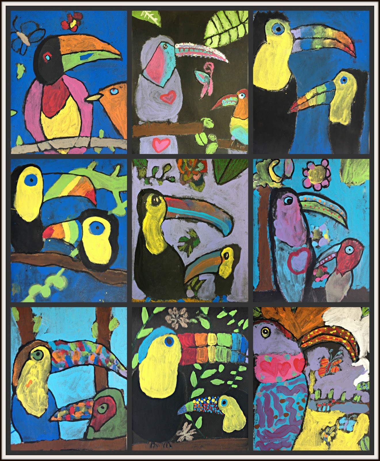MaryMaking: Toucans of the Rainforest