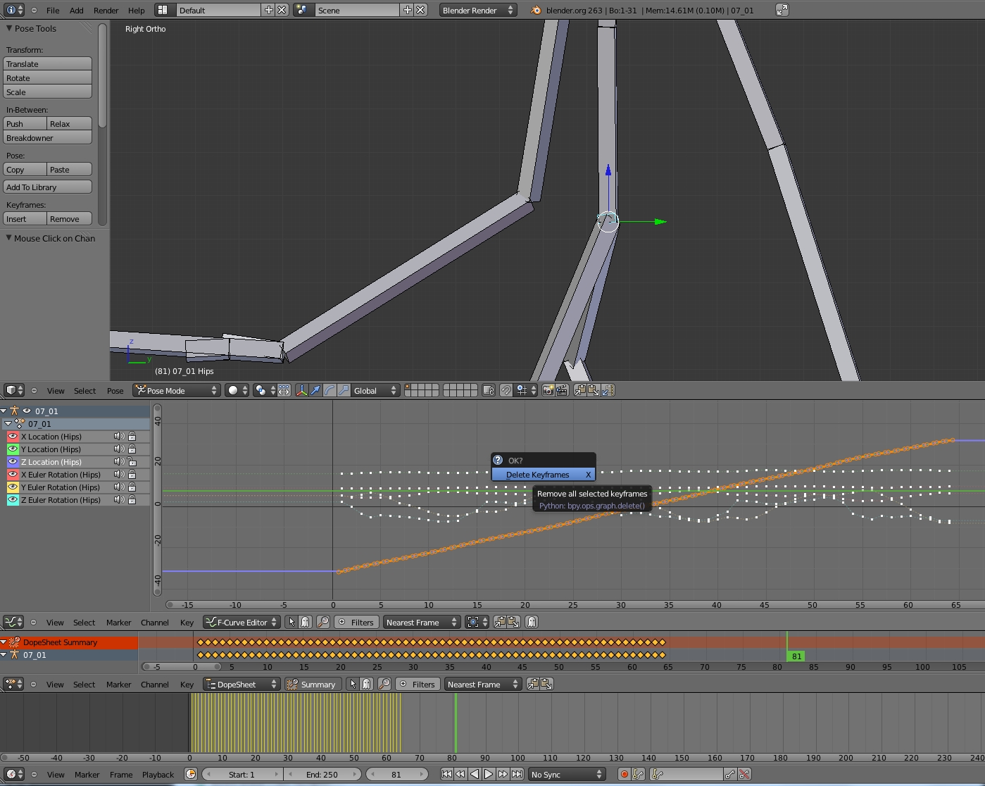 loran: Looping Motion Capture in Blender