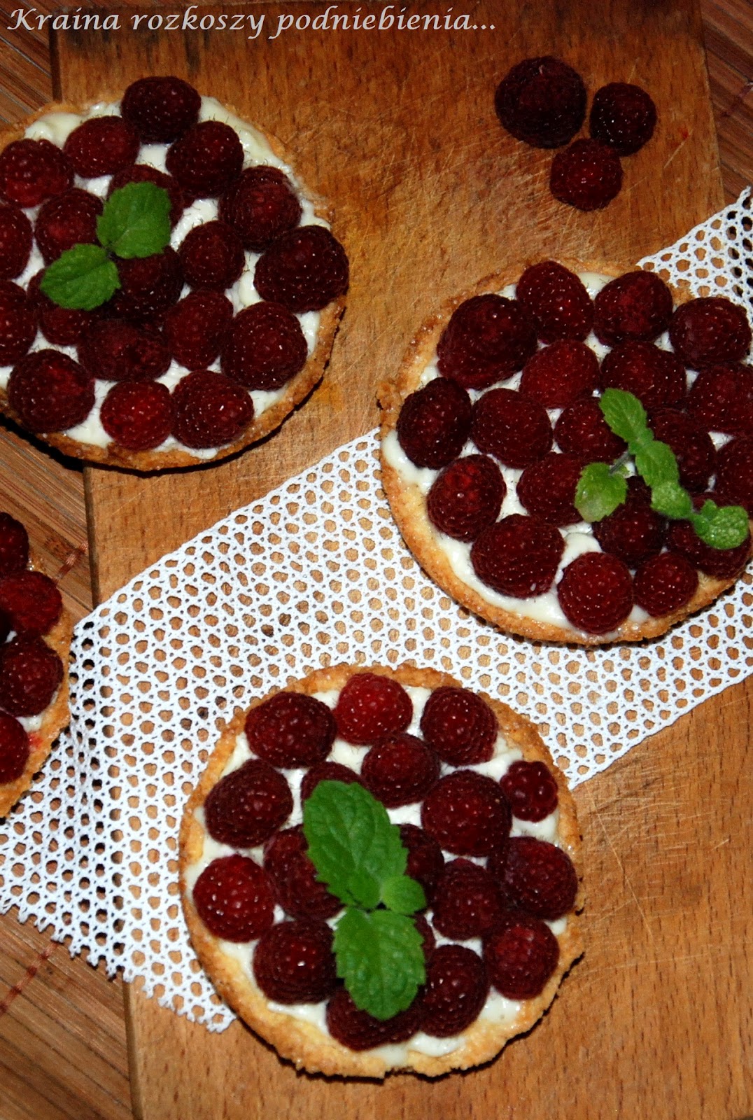 Mini tarty z mascarpone i malinami | Kraina rozkoszy podniebienia...
