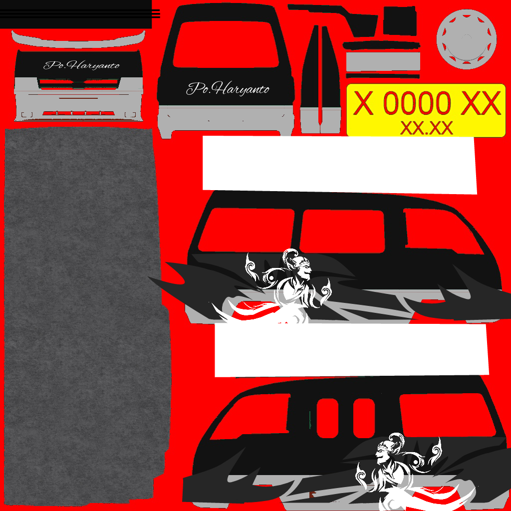 Livery Angkot Bus Simulator Indonesia - Skin Bus Simulator Indonesia