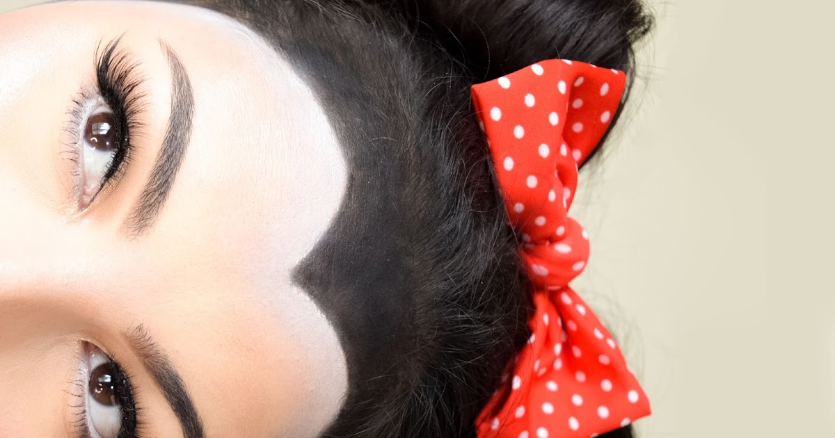 Minnie Mouse Makeup and Hair Tutorial - Easy Halloween Costume
