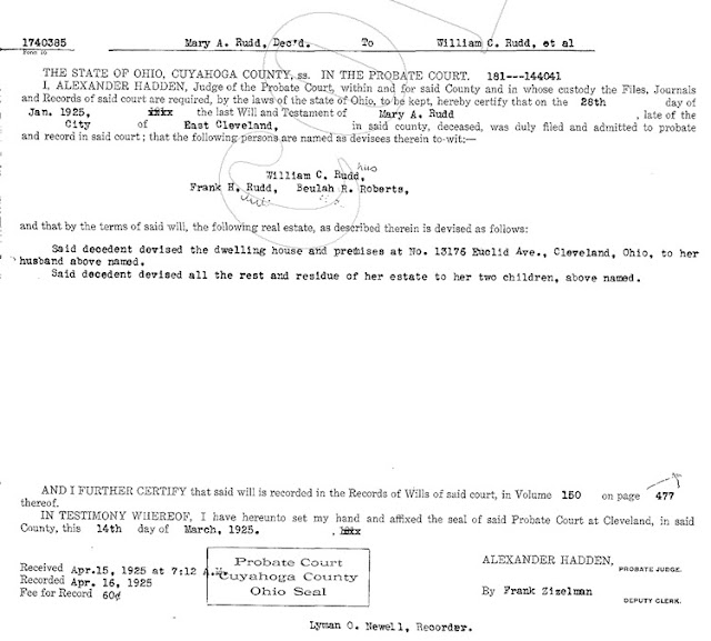 Little Cape Cod: Ghosts of Euclid (Avenue): A Rockefeller Connection?