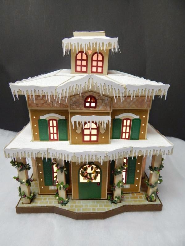 Carmen'S kleine Welt: Mistletoe Manor als Weihnachtshaus