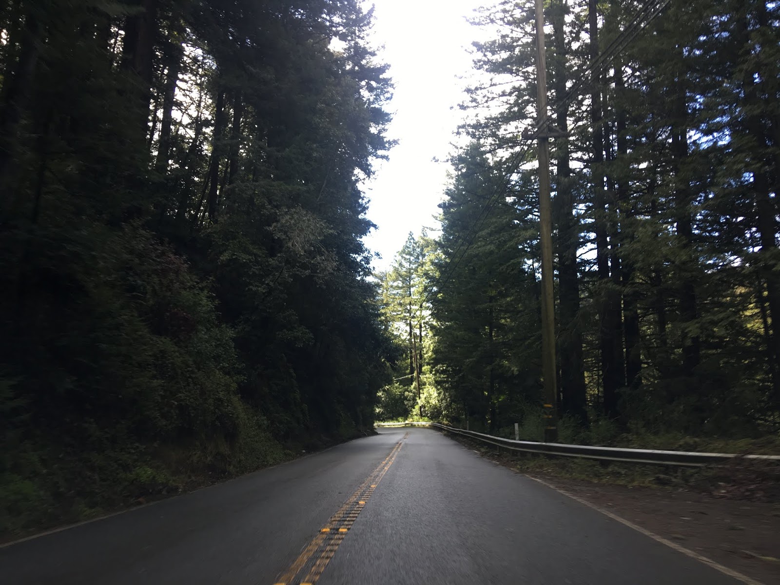 California State Route 84 over the Santa Cruz Mountains from I-280 west ...