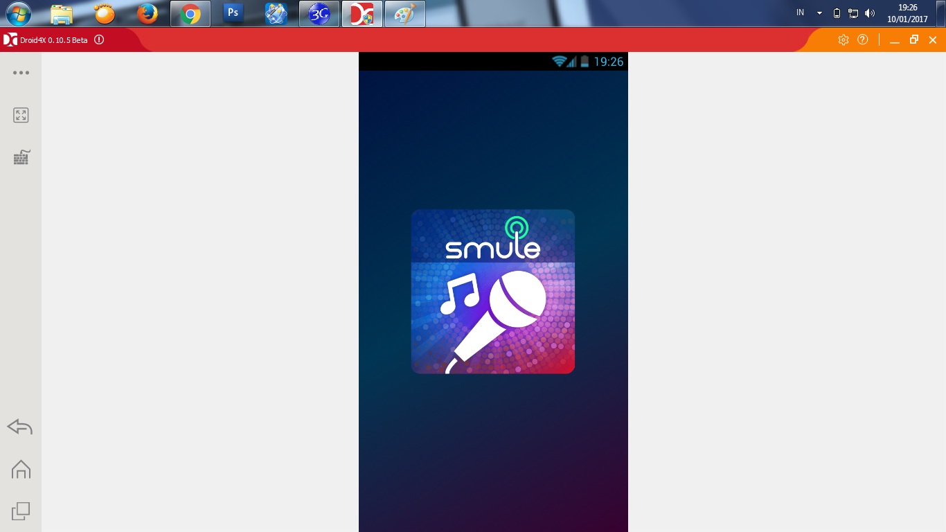 La apertura smule aplicación para el ordenador portátil y el PC ...