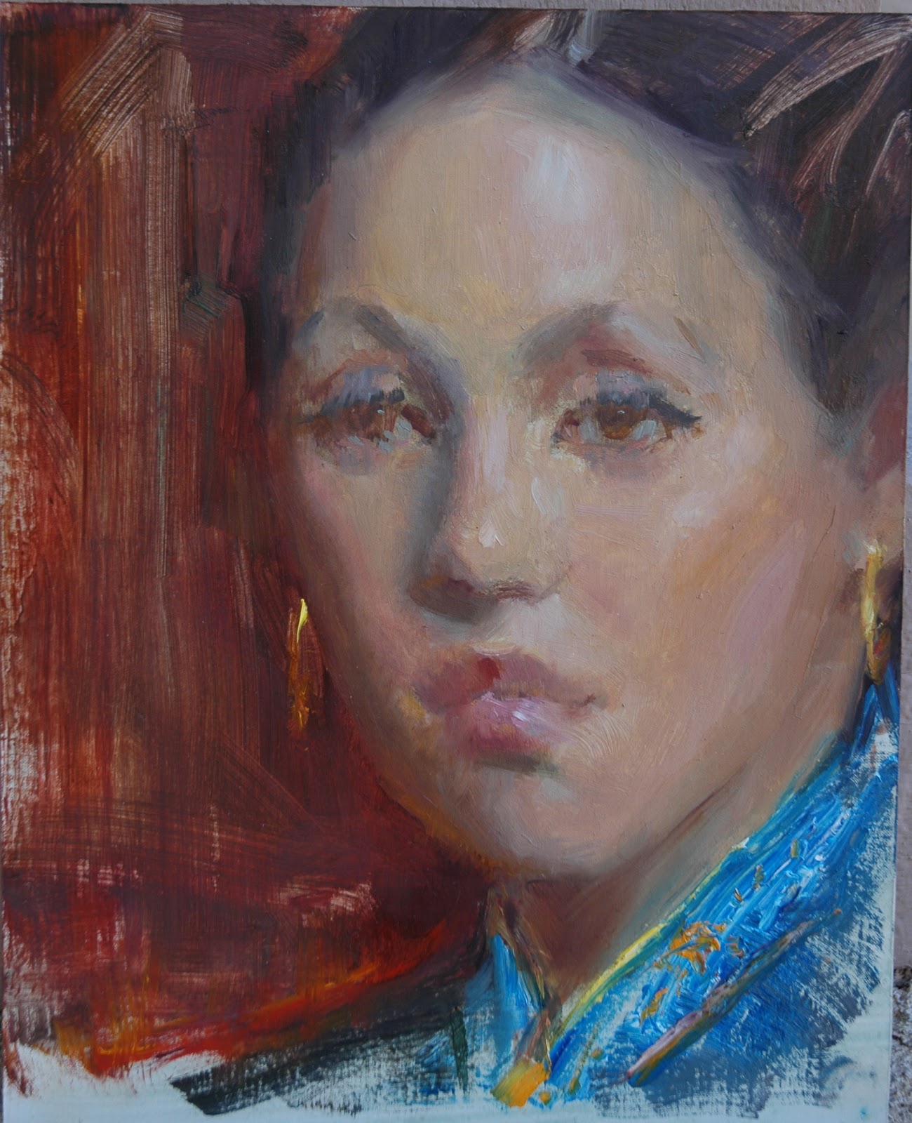 PORTRAIT PAINTING GOLD BY JOHANNA SPINKS: How To Paint Silk