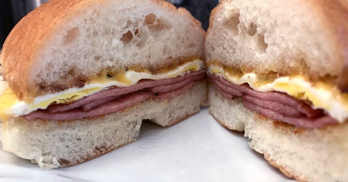 Culturally Confused: Taylor Ham Breakfast Sandwich
