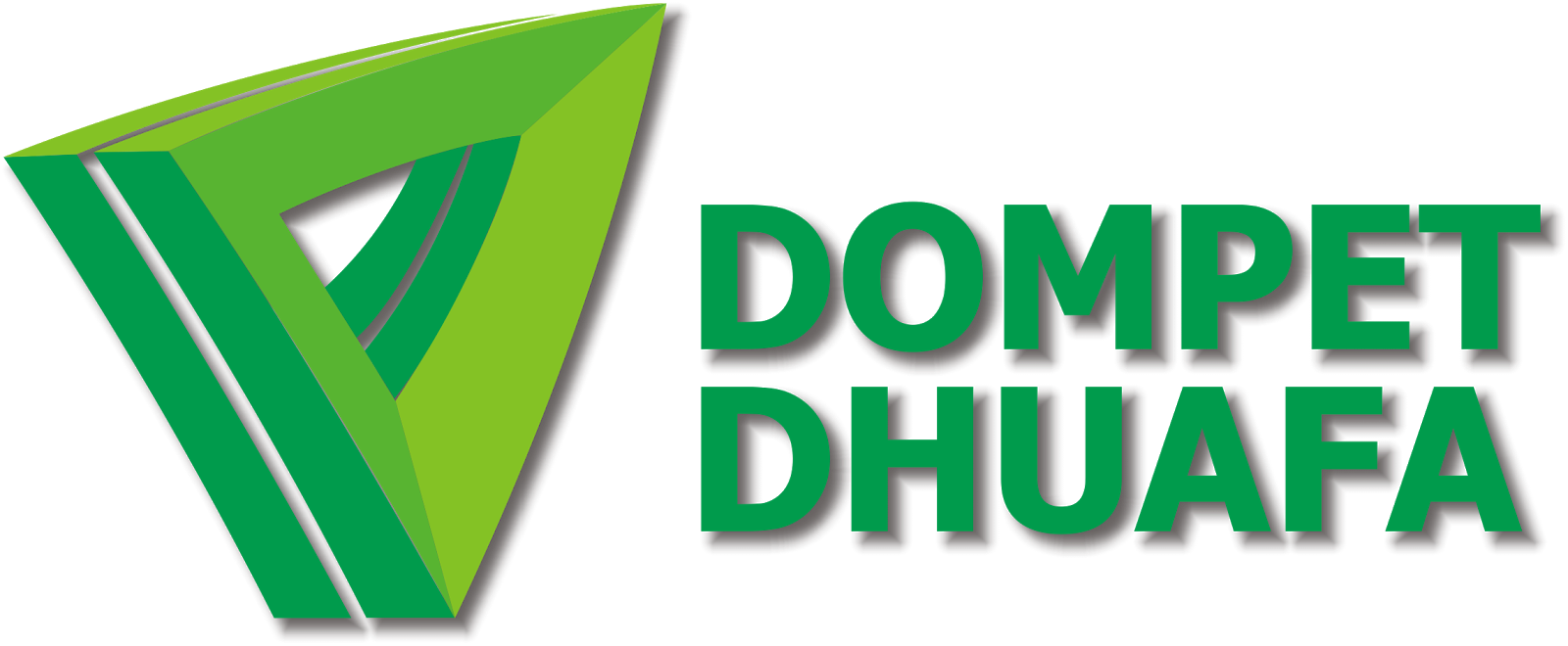 Logo Unik Anda: LOGO DOMPET DHUAFA SHADOW