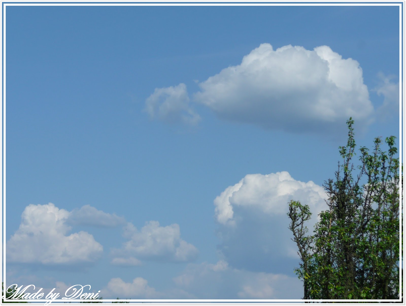 Made by Deni: ... modré z nebe ...