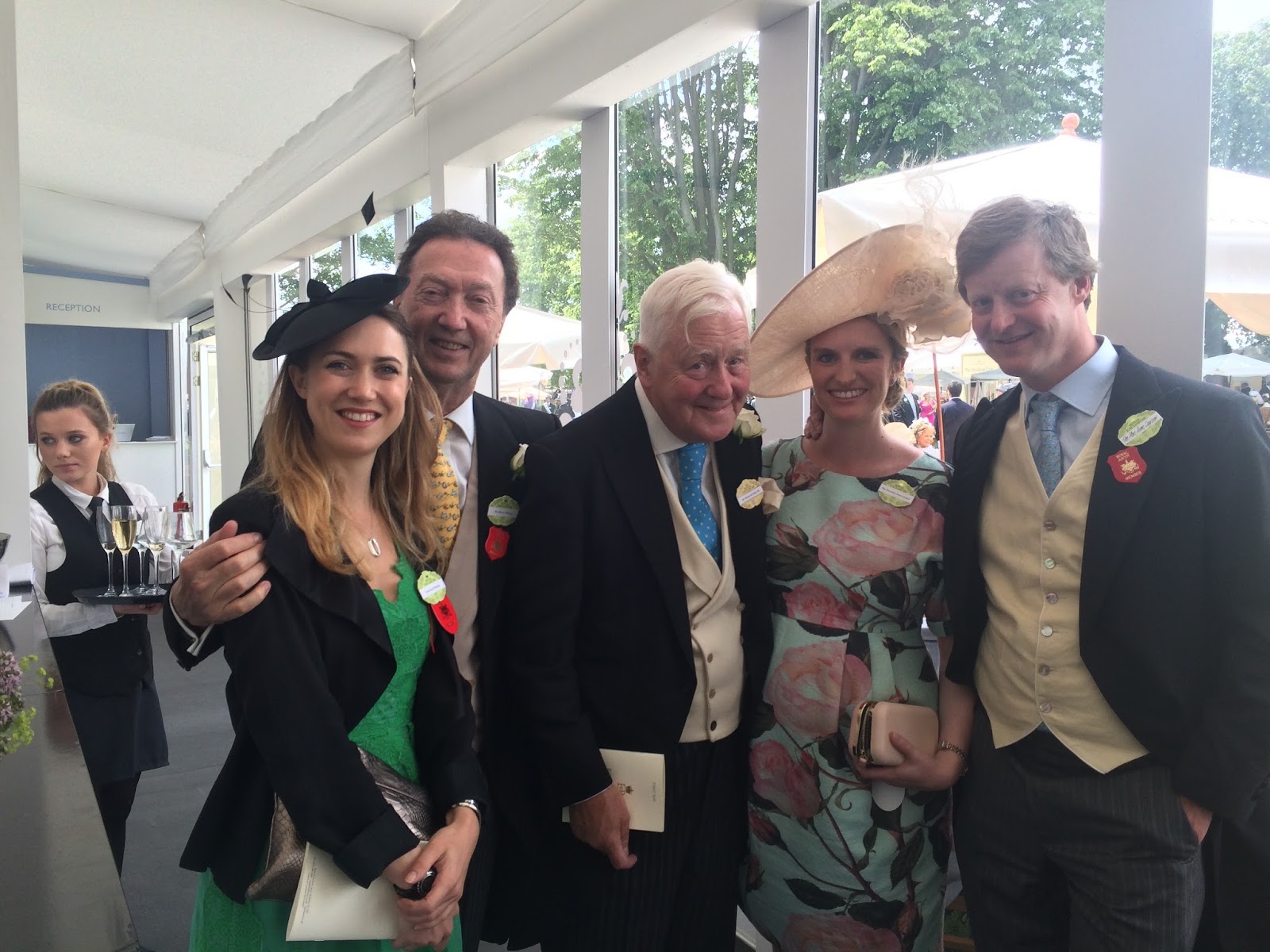 Left to right: The Hon Iona Debarge, Mr OlivierDebarge, Sir Benjamin ...