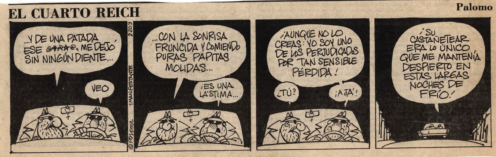 Rancho Las Voces Caricatura «el Cuarto Reich 2203 Por Palomo