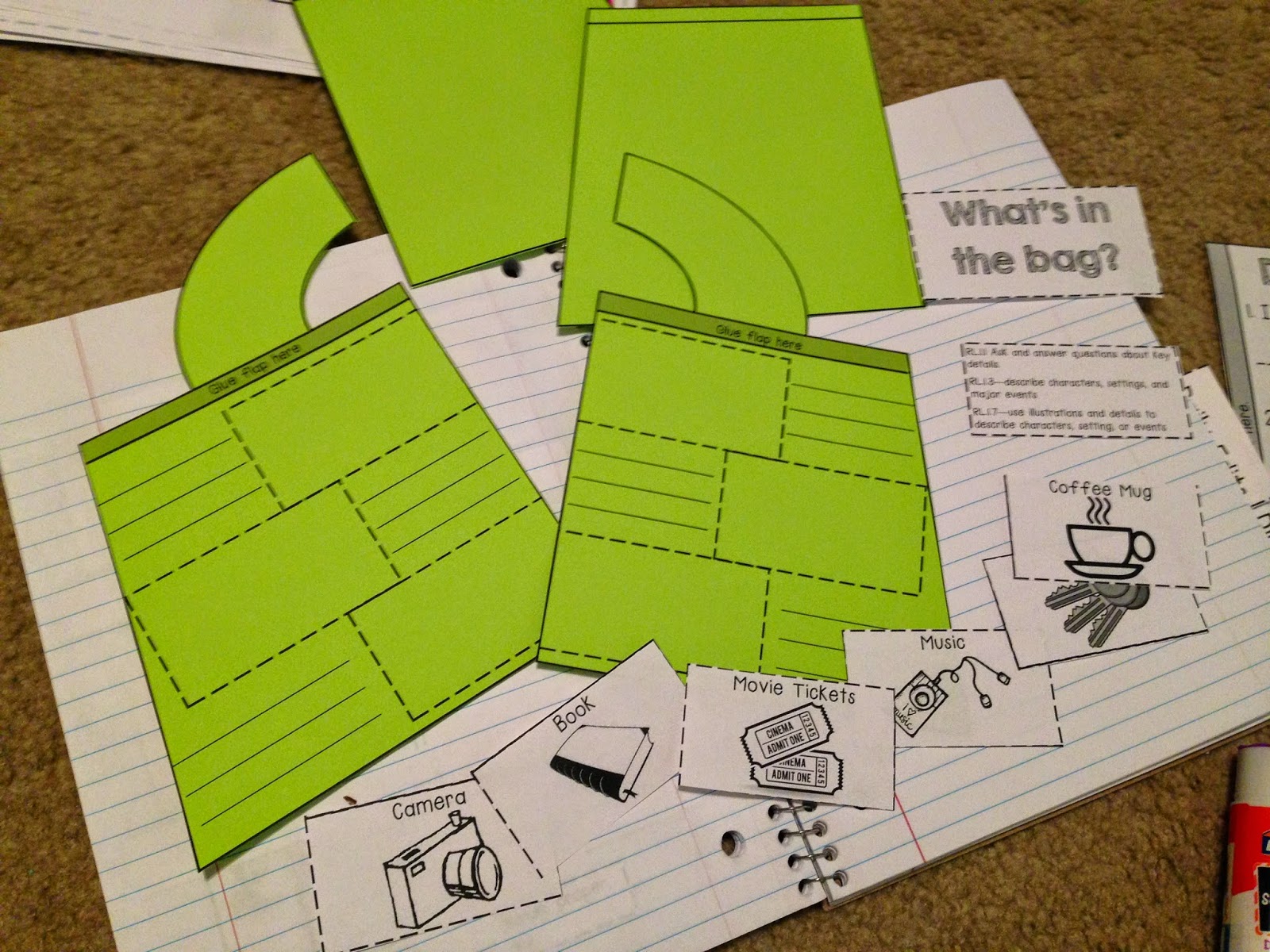 Journeys Interactive Notebooks for Lessons 1, 2, and 3! TONS of ...