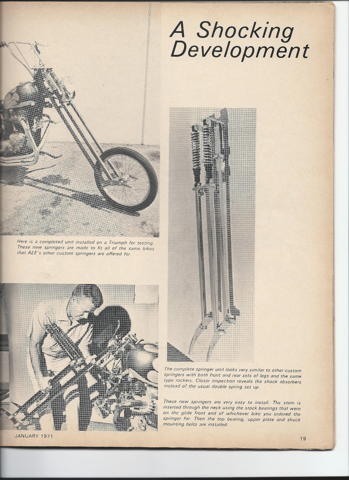 AEE Choppers: Another AEE mystery solved-the shock springer