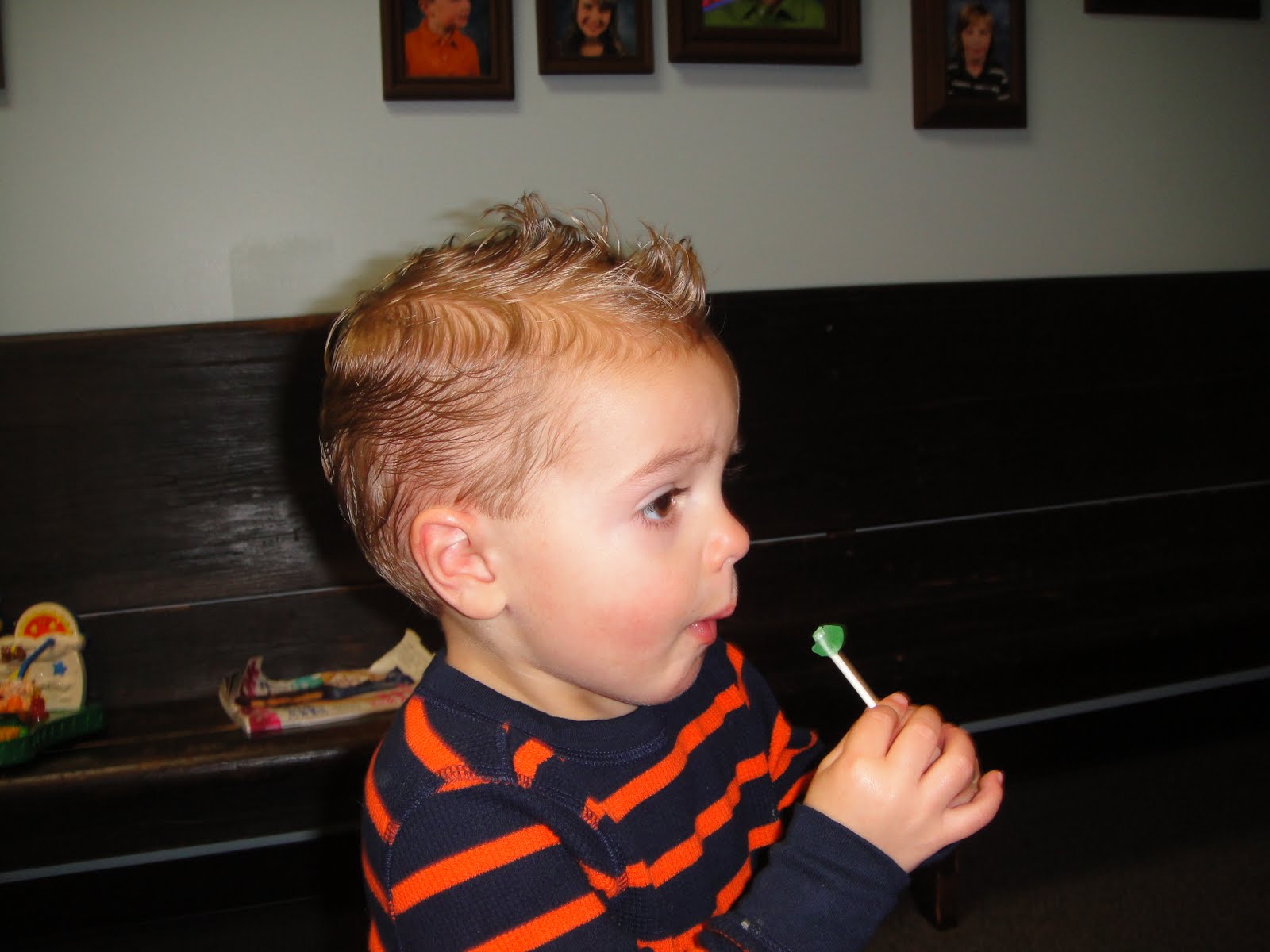 The Lentz Gang: Kellen's Big Boy Haircut