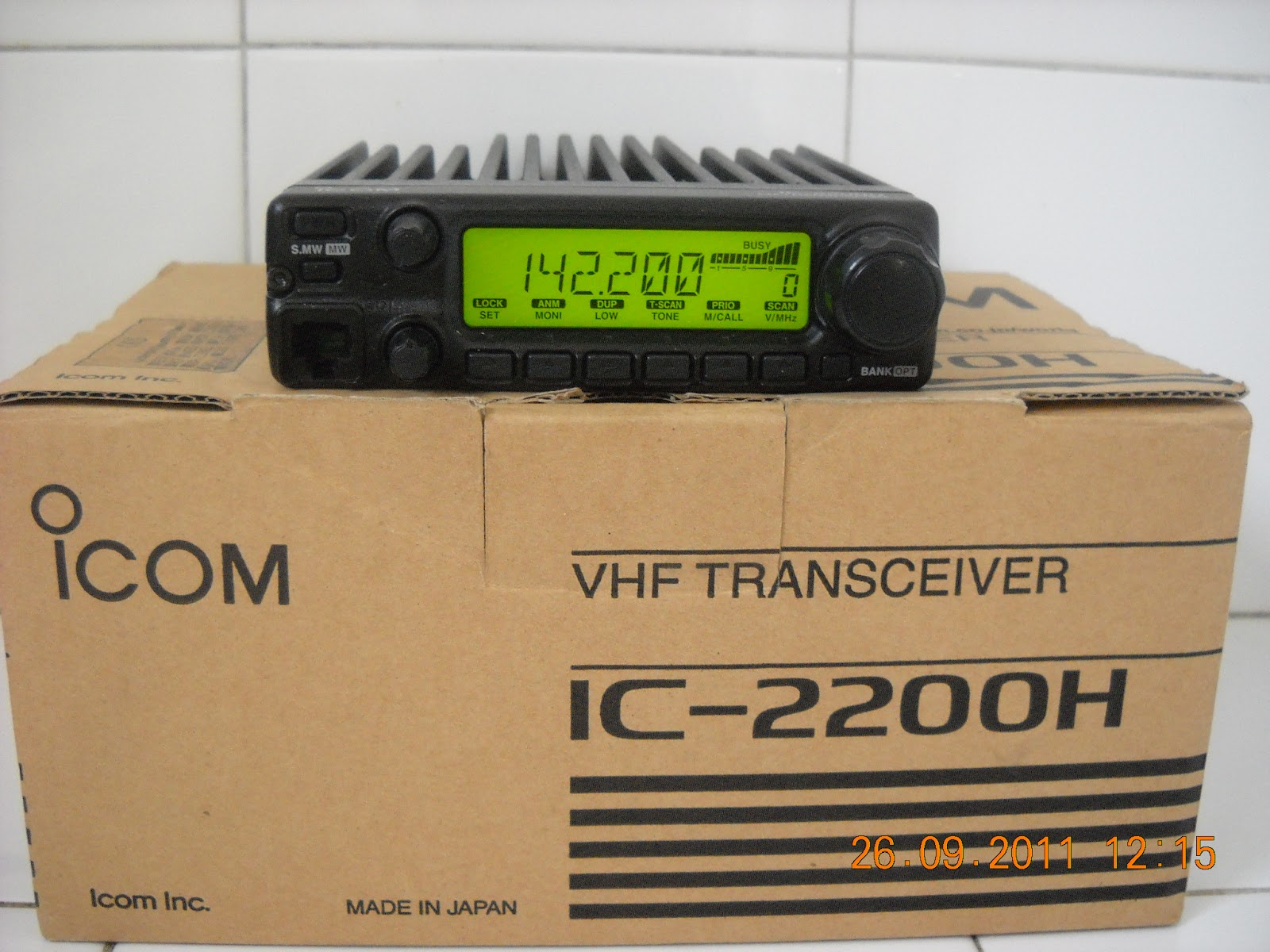 Sinar Agung ( Y C 2 V D I ): RIG ICOM 2200H BLACK - ISTIMEWA ( TERJUAL ...