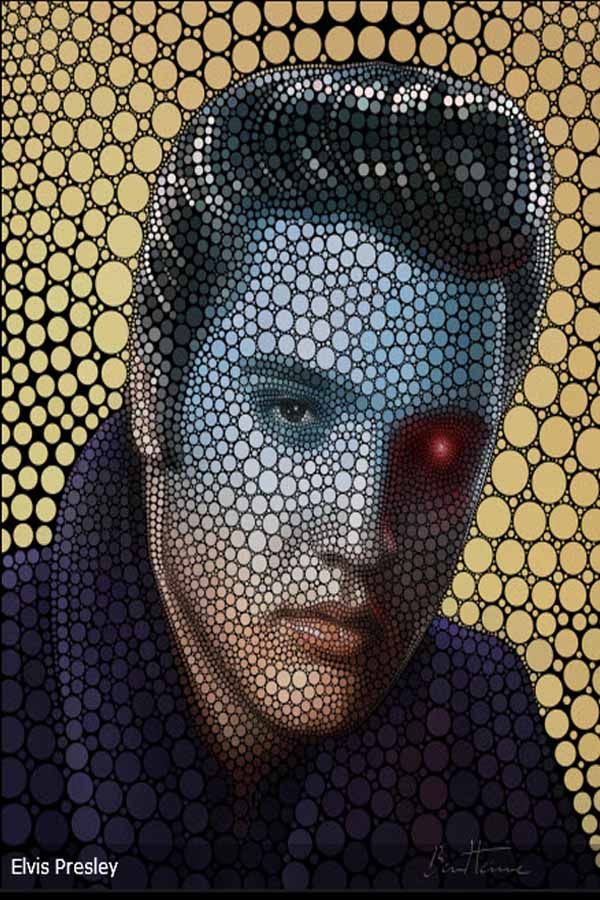 The Portraits Made Of Circles - Enjoy your life