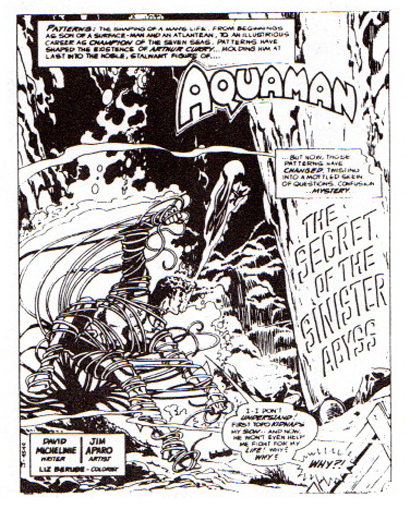 The Aquaman Shrine: Adventure Comics #451 Original Art by Jim Aparo