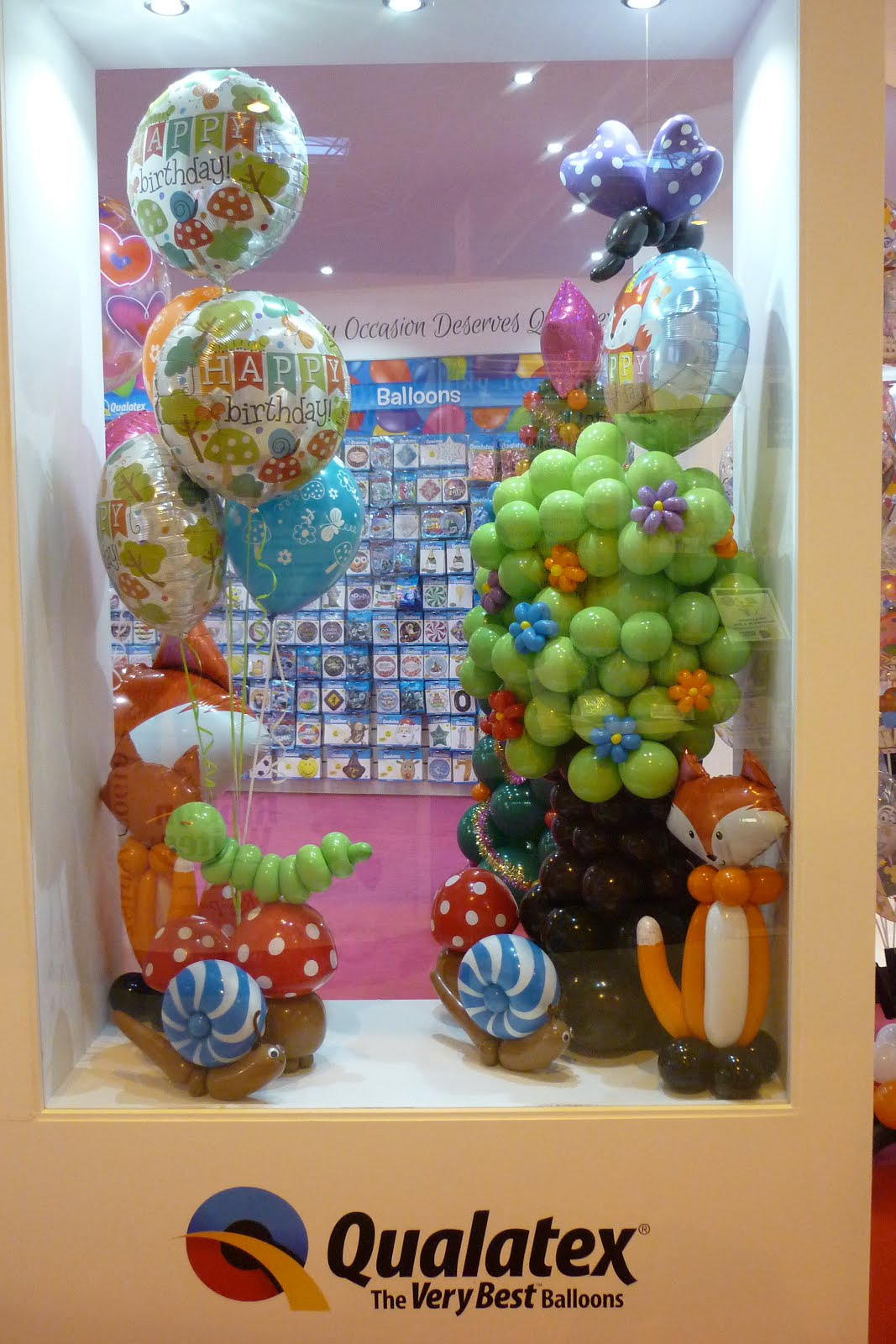 The Very Best Balloon Blog: Creating a woodland-themed window or decor ...