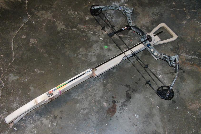The Slingshot Channel: Project: Making a crossbow from an old compound bow