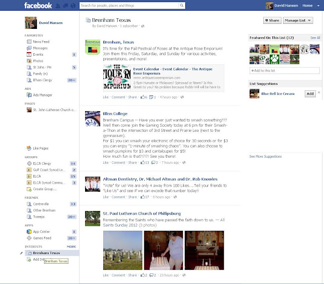 Pastor David L. Hansen: Interest Lists - How To