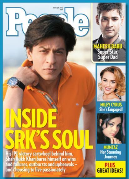 Celeb Bolly: Shahrukh Khan on People Magazine- July 2012 Edition