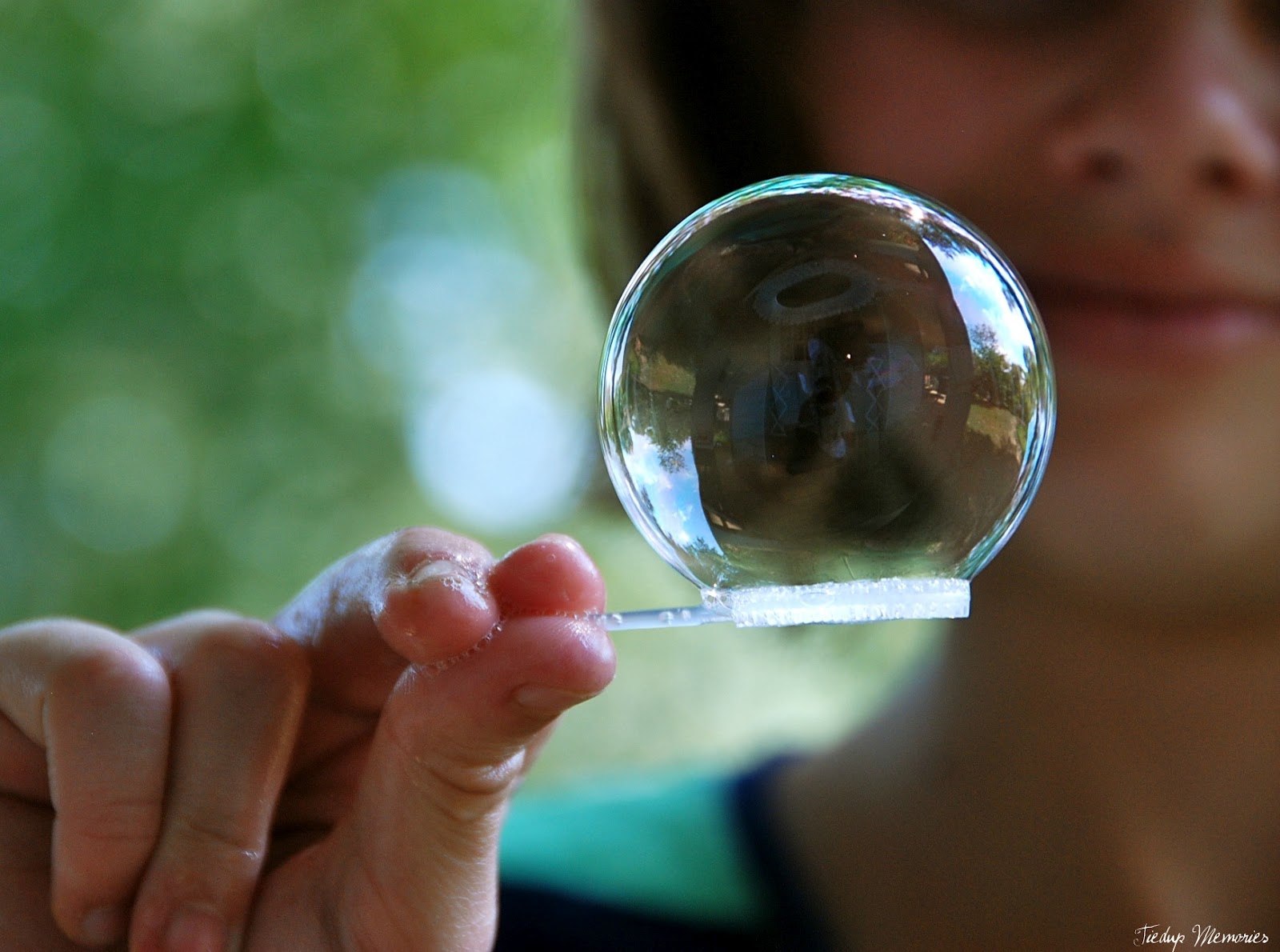 Tiedupmemories: Blowing Bubbles....