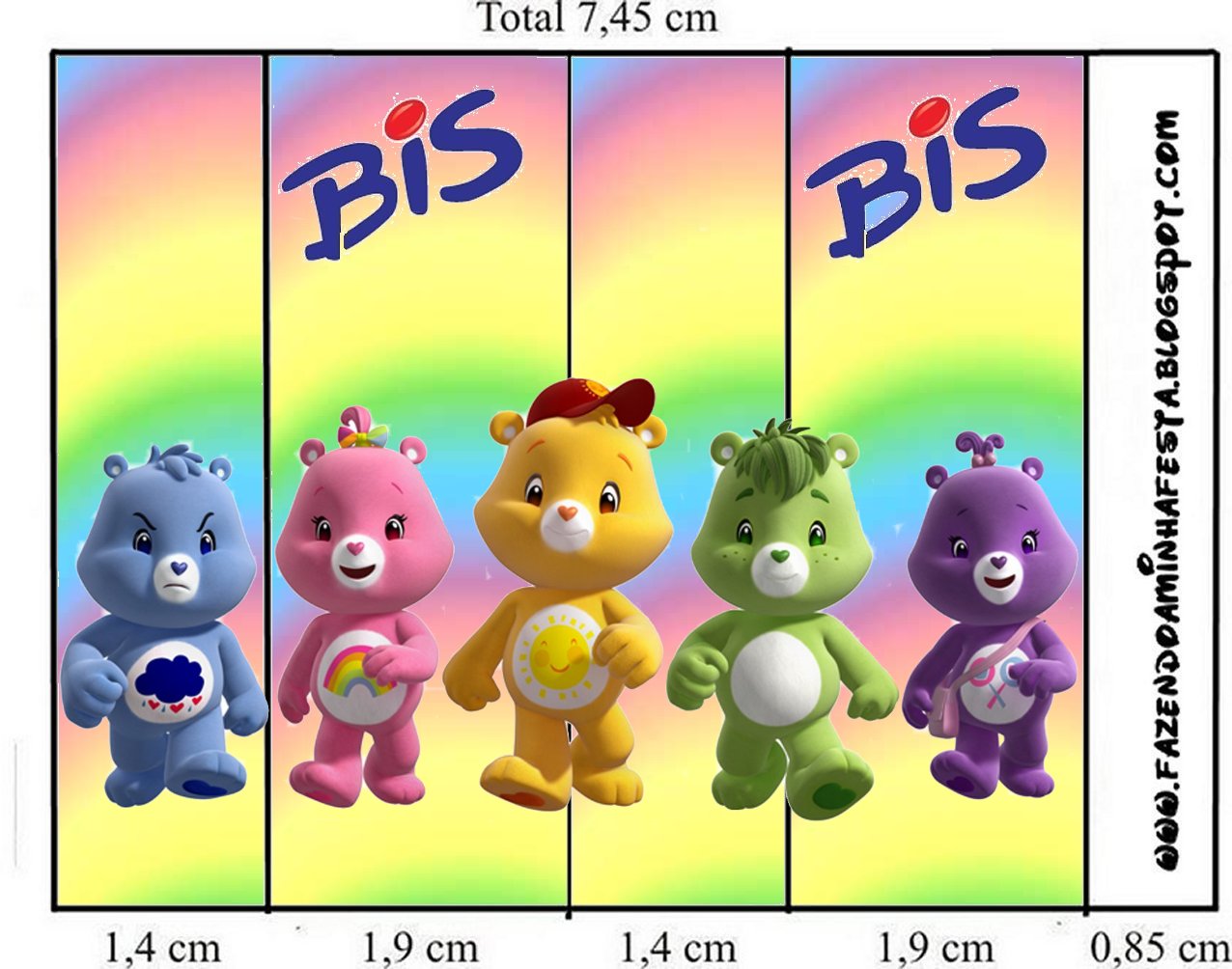 Care Bears Party: Free Printable Candy Bar Labels. - Oh My Fiesta! in ...