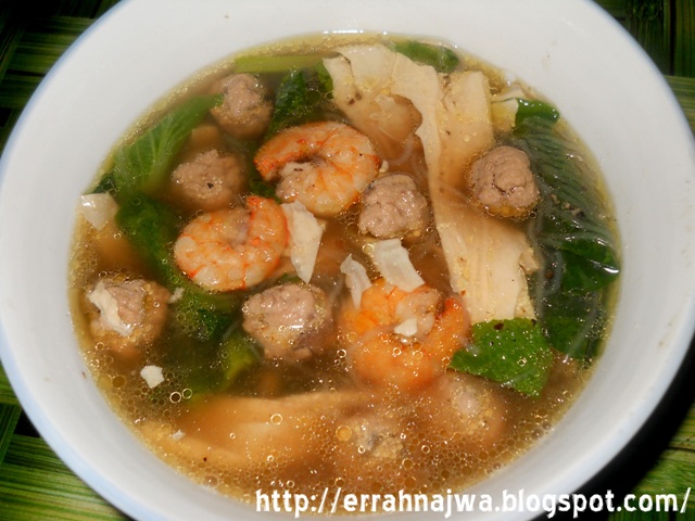 Errah Najwa: Resepi Sup Suhun dan Fucuk Bersama Udang dan Bebola Ikan