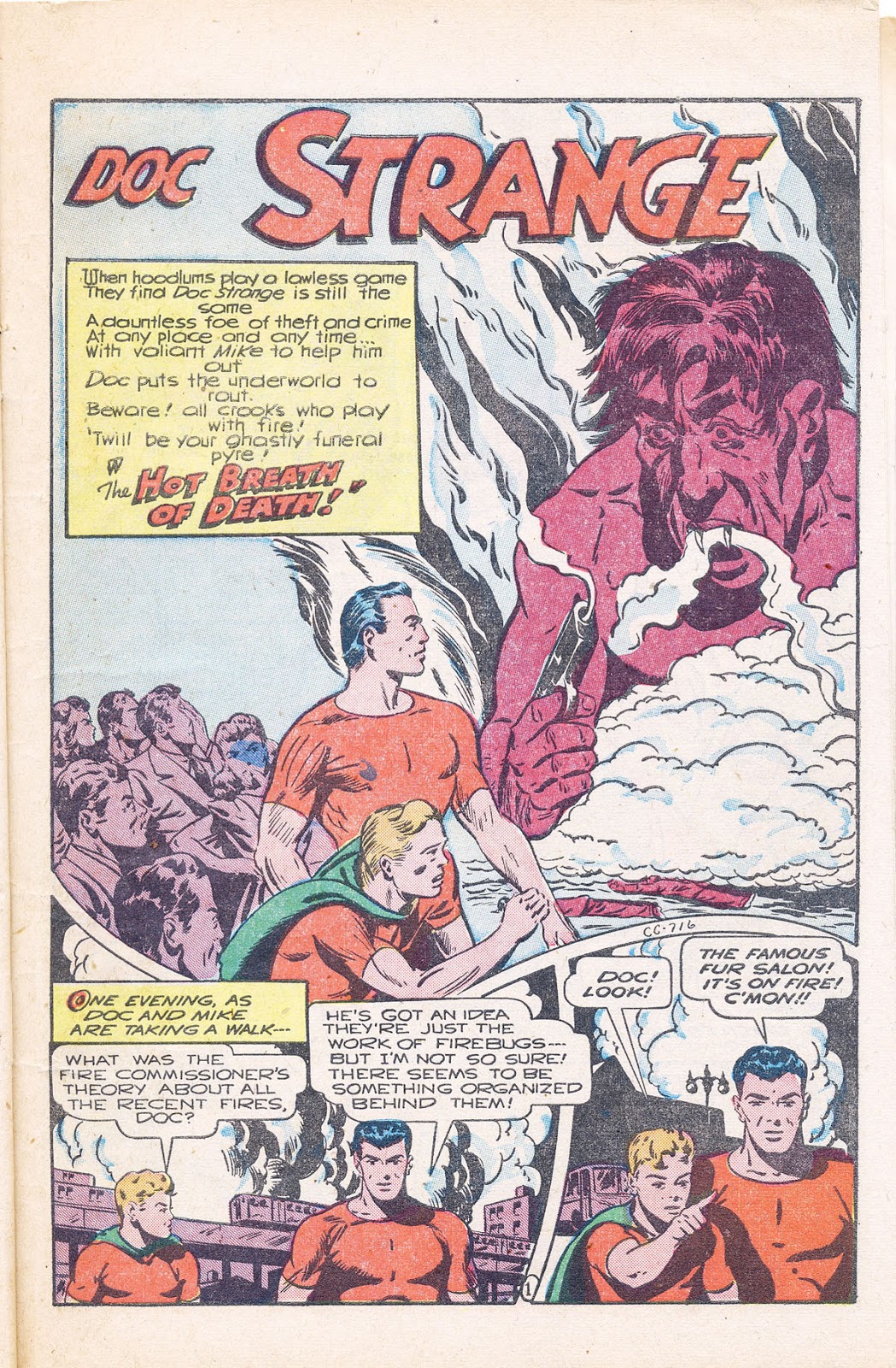 Four-Color Shadows: Doc Strange-Ed Moritz-1948