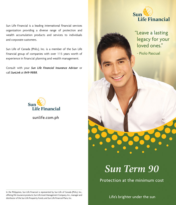 LEX MURILLO blog and portfolio: SUNLIFE FINANCIAL production brochures