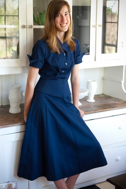 Pleasant View Schoolhouse: A Perfect Suit for Spring: Vintage Butterick ...