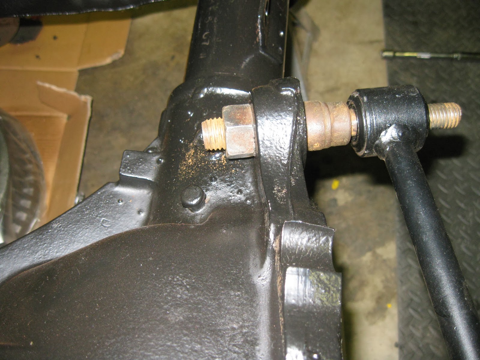 CHEVY C10: REAR END WORK