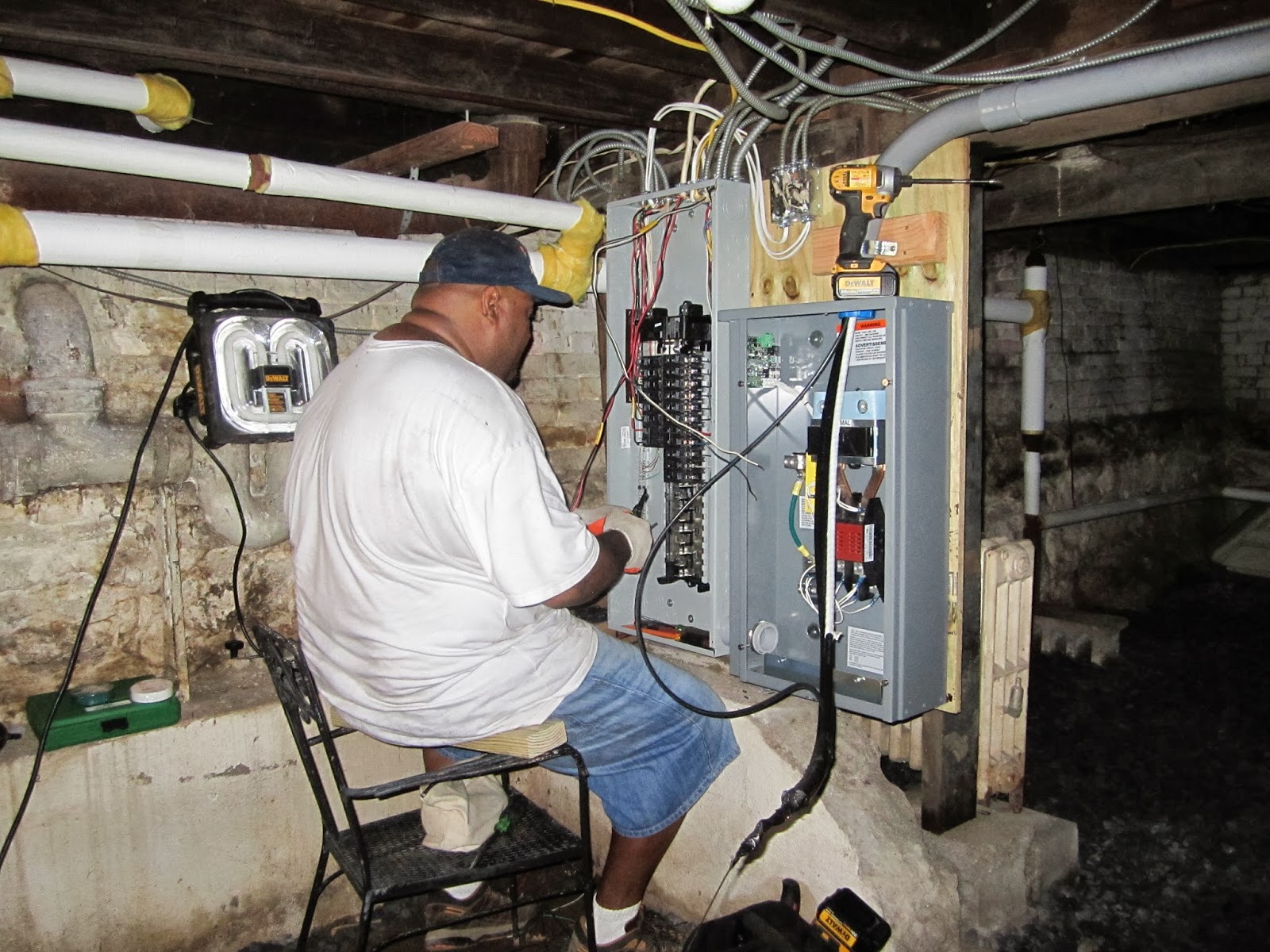 Jarvis House: Installing a Transfer Standby Generator
