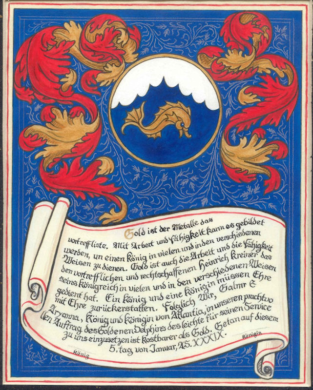 SCA Illumination: German Scroll 3