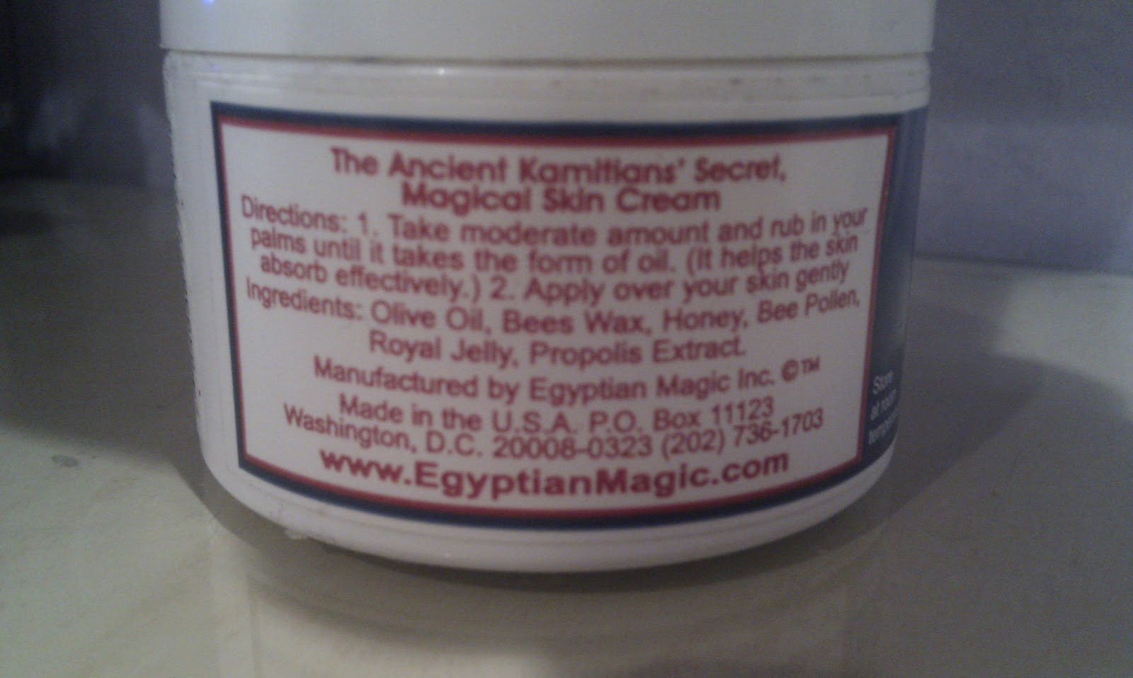 FreckleTalk: REVIEW: Egyptian Magic -all purpose skin cream