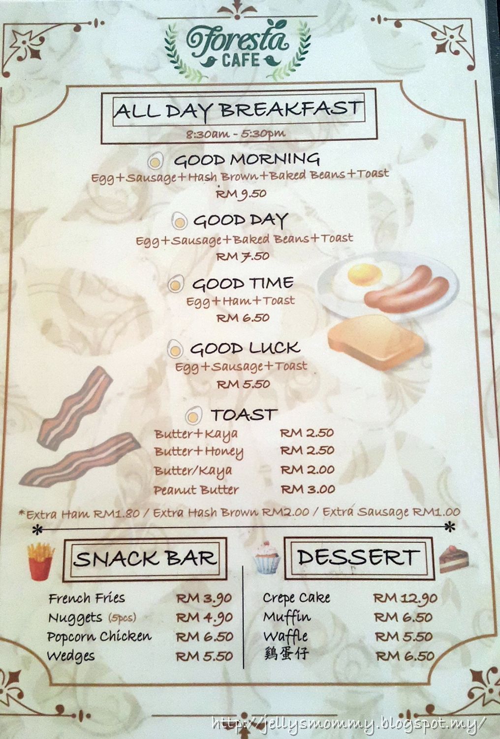 A little bit of Everything: Foresta Cafe (Kota Permai) Review