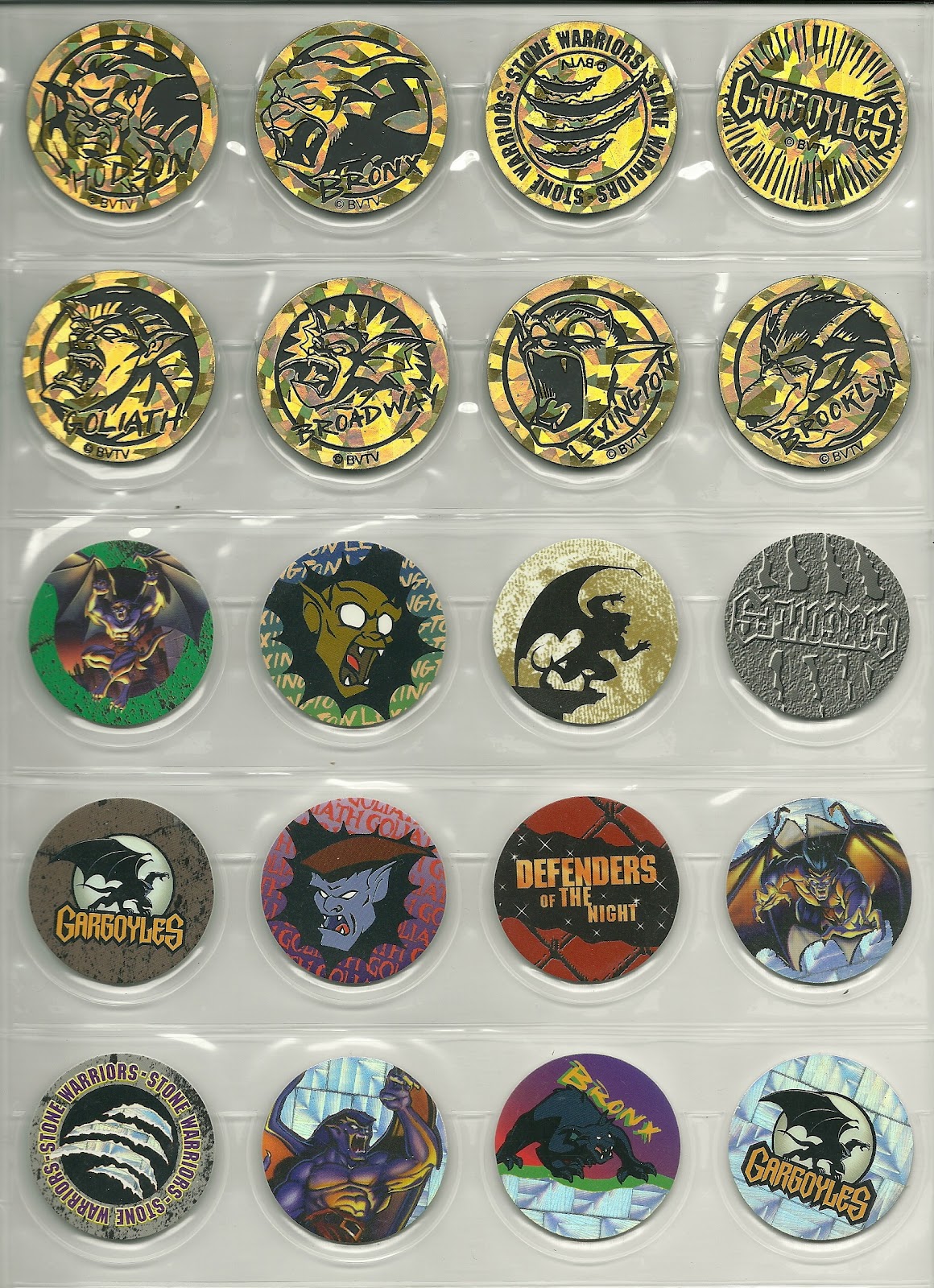 Tazos e Cards: Tazos Gárgulas - Canadá