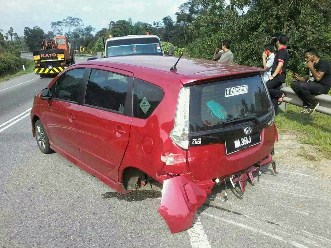 Ini Penjelasan isu kemalangan Perodua Alza yang tersebar di laman sosial