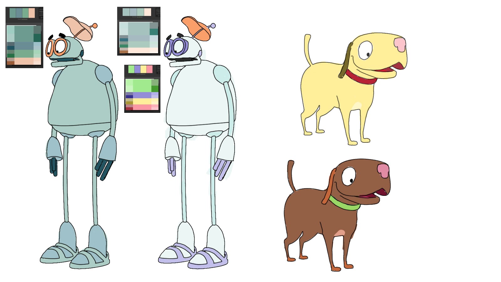 Robot and Dog: Colour