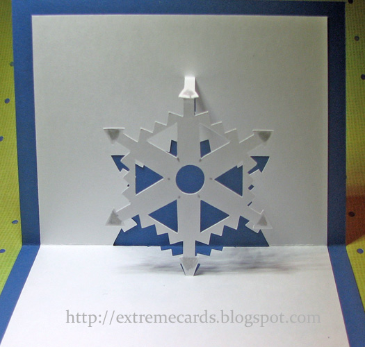 Easy Pop Up Snowflake Cards