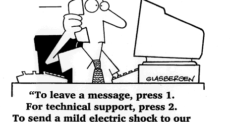 Information Technology Topics: Internet Joke on Technical Support