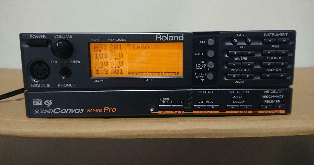 MATRIXSYNTH: Roland SC-88 Sound Module Synth