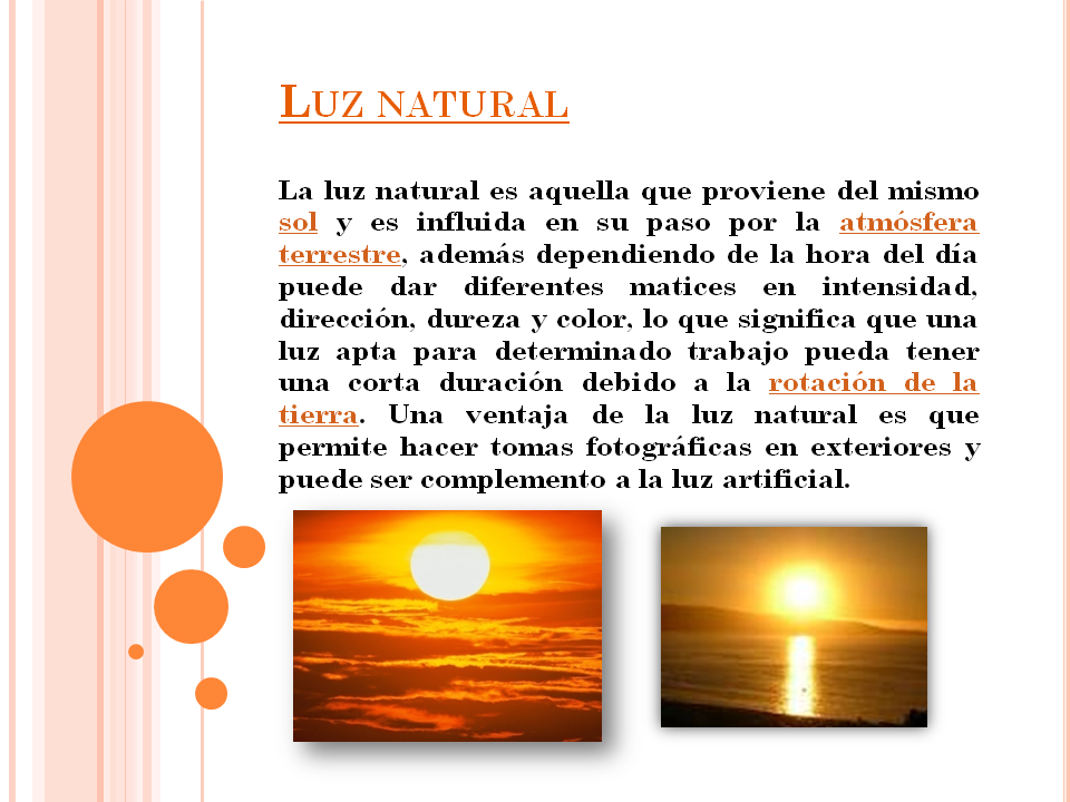 Reconer la importancia de la luz natural y articifial