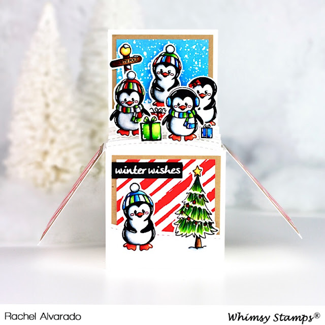 Winter Wishes Box Card - special guest - Rachel Alvarado - Whimsy ...